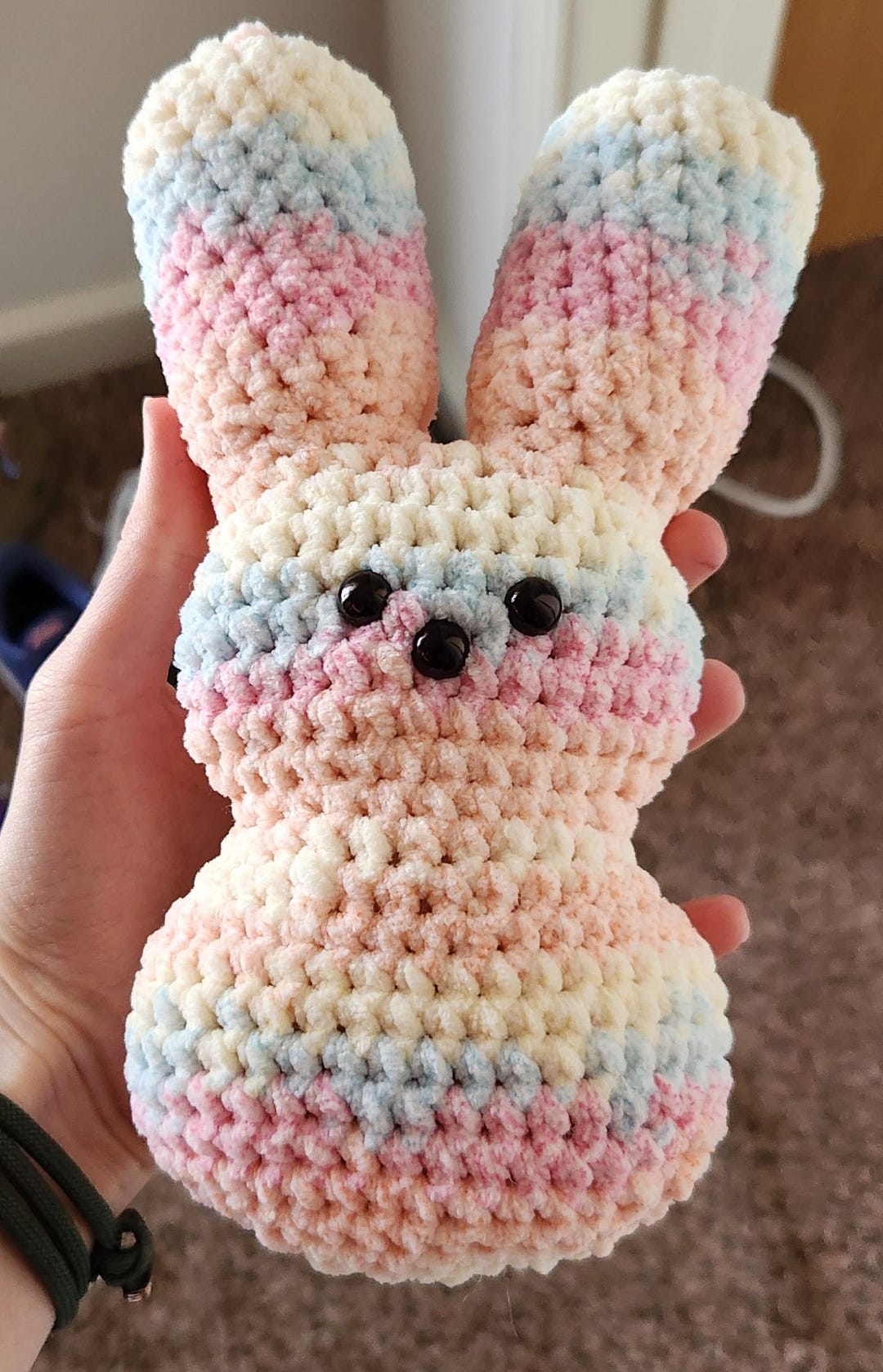 Marshmallow Bunny Crochet Pattern - No Sew - Etsy