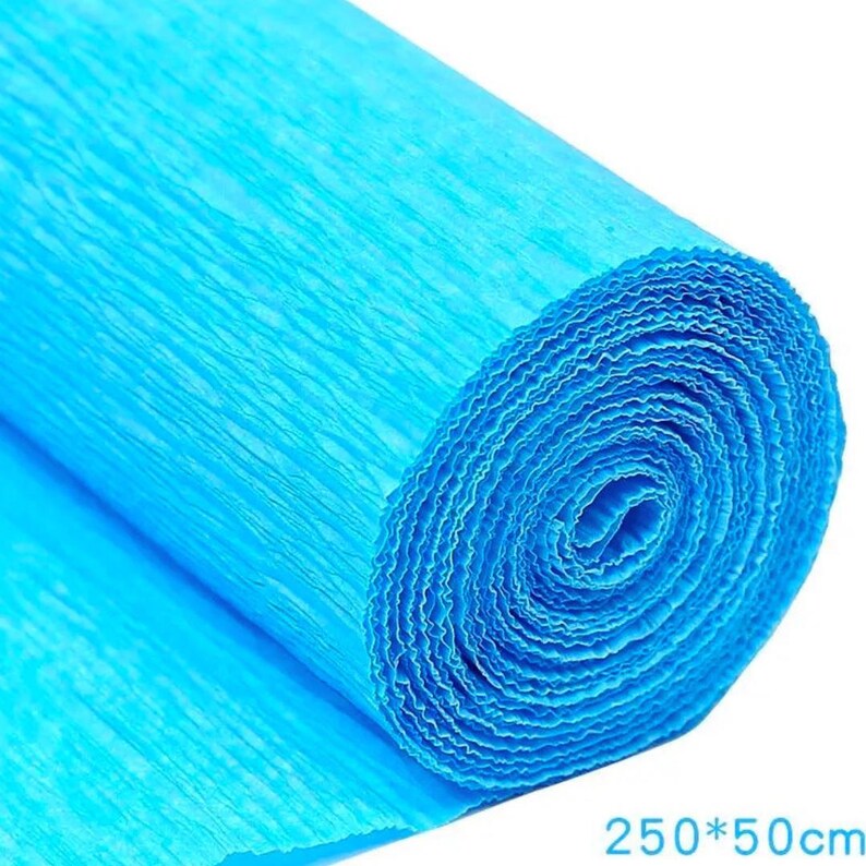 250x50cm Coloured Crepe Paper Rolls - Etsy