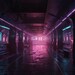 Retro Neon Subway Art: Vaporwave Cyberpunk Print (digital Download) - Etsy