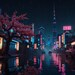 Vaporwave Tokyo Print: Retro Cyberpunk Neon Art (digital Download) - Etsy