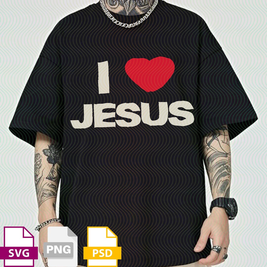 I Love Jesus, Christian Faith Quote, Bible Verse Inspirational Design ...