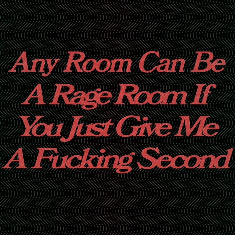 Rage Room PNG Svg, Mental Health Quote Design, Feminist Empowerment Art ...