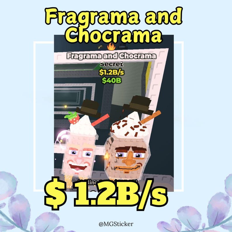 Roblox Steal a brainrot SAB - Fragrama and Chocrama |1.2B/s | Secret ...