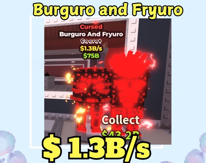 Roblox Steal a Brainrot SAB - Burguro and Fryuro |1.3b/s| Cursed Secret ...
