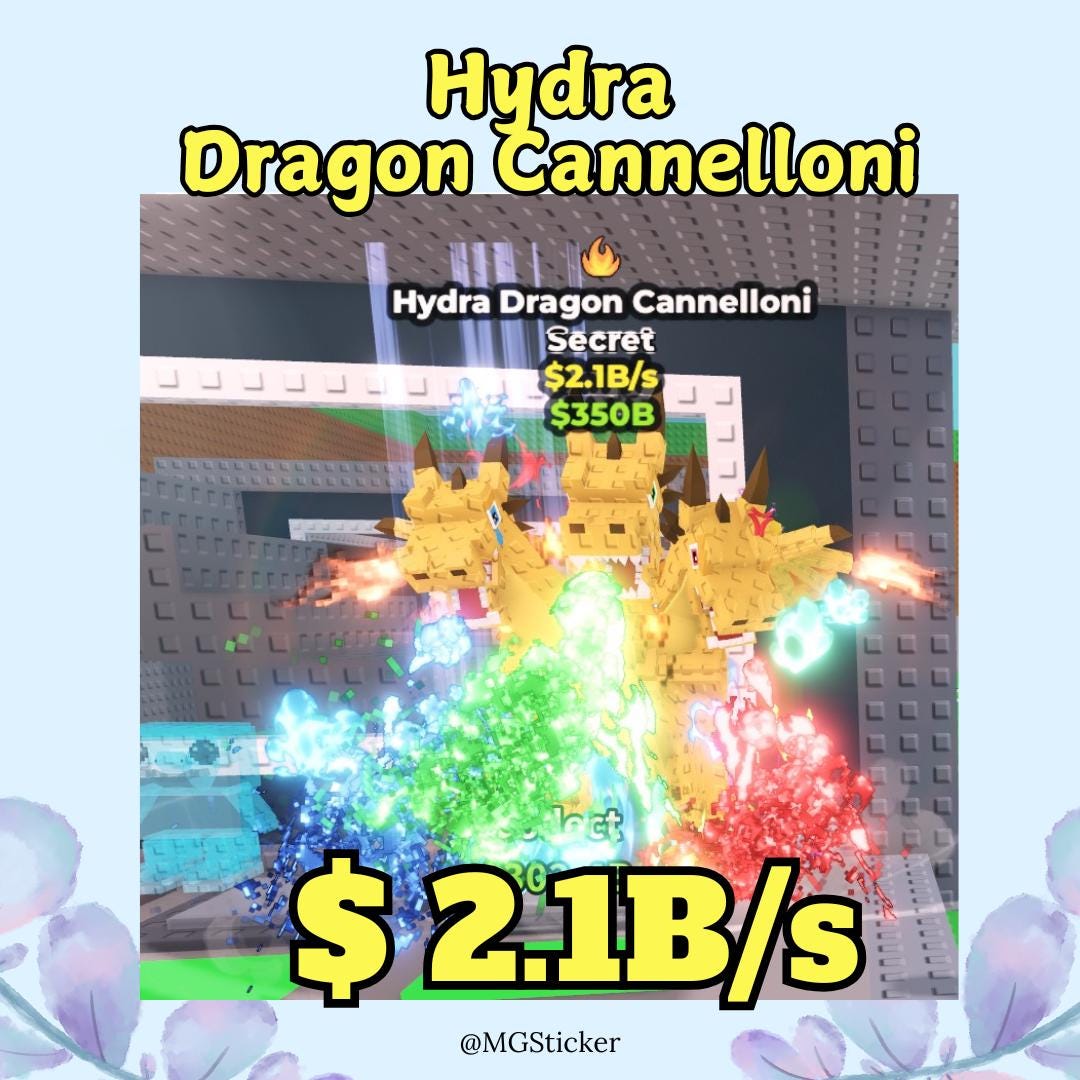 Buy Roblox Steal a Brainrot SAB - Hydra Dragon Cannelloni |2.1b/s ...