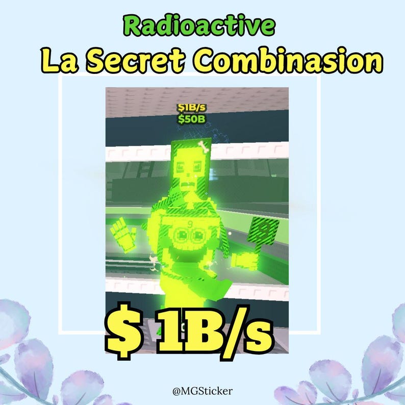 Roblox Steal a Brainrot SAB - La Secret Combinasion |radioactive| 1b/s ...