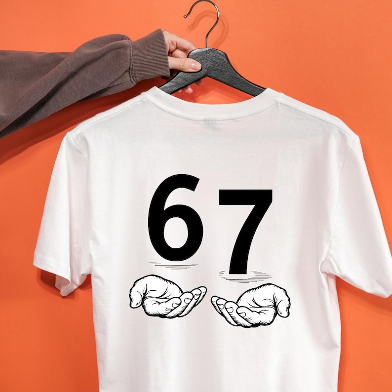 Six Seven SVG PNG 6 7 Meme Funny Hands Viral Internet Humor 67 Trend ...