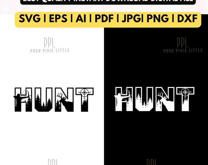 Hunting SVG | Deer Hunting Svg | Hunt Life Svg | Hunter Svg | Outdoor ...