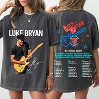 Luke Bryan 2014 Concert T-shirt - Etsy Canada