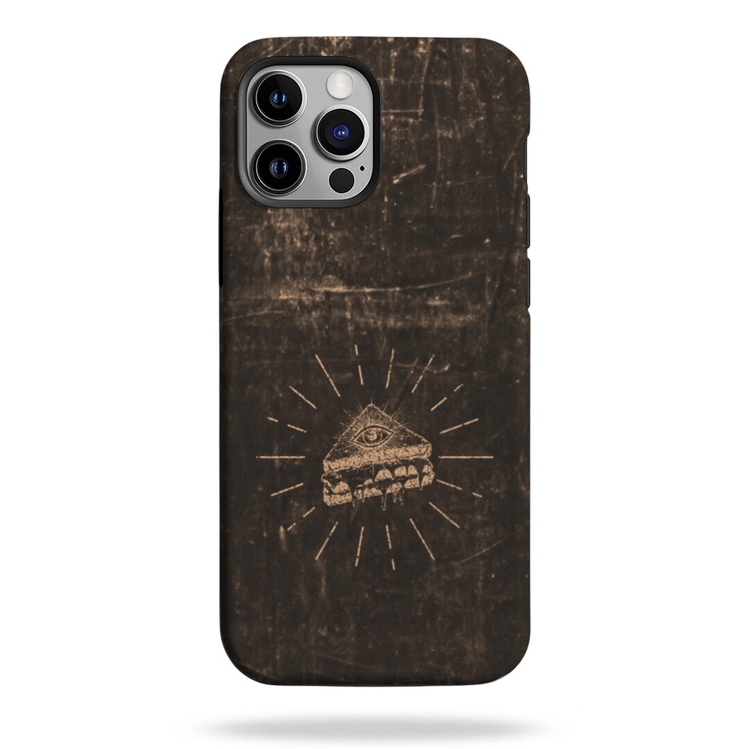 Cursed Illuminati Sandwich Phone Case, Funny Grunge Weirdcore Meme Dark ...