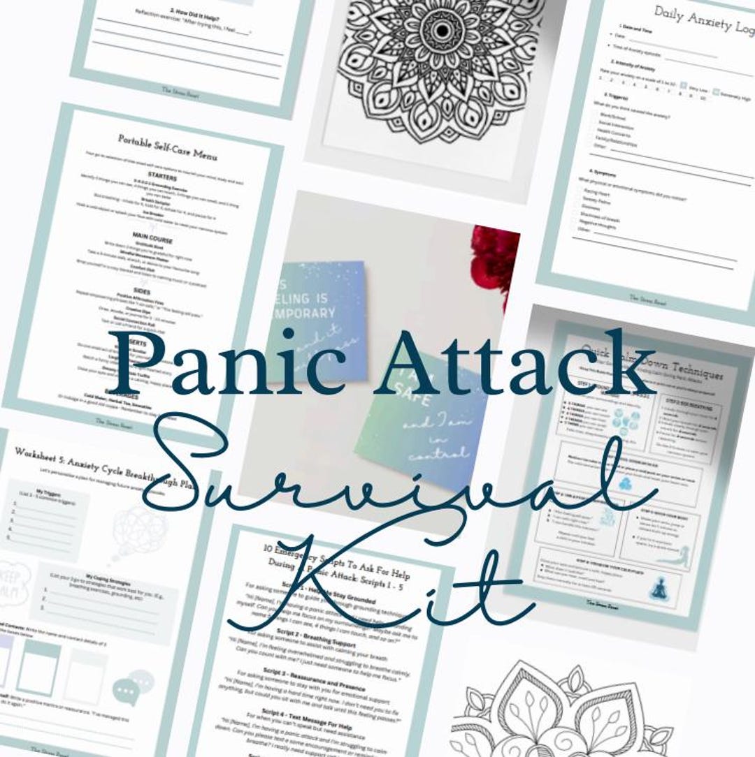 Panic Attack Survival Kit: Your Pocket Calm for Overwhelming Moments - Etsy