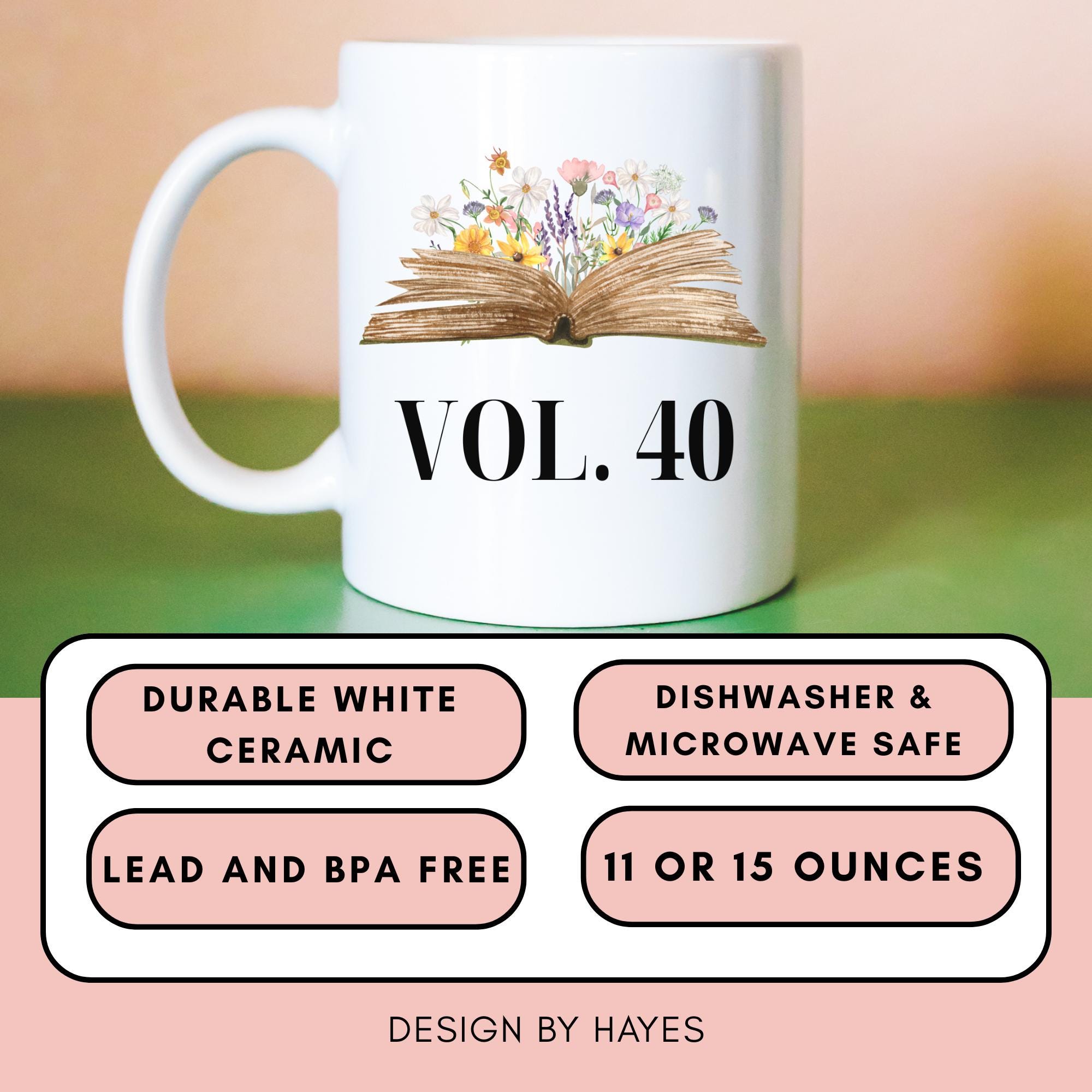 40th Birthday Mug, 40th Birthday Coffee Mug, Chapter 40 Mug, Chapter 40 ...