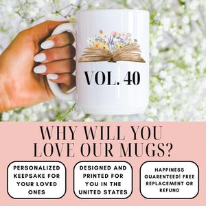 40th Birthday Mug, 40th Birthday Coffee Mug, Chapter 40 Mug, Chapter 40 ...