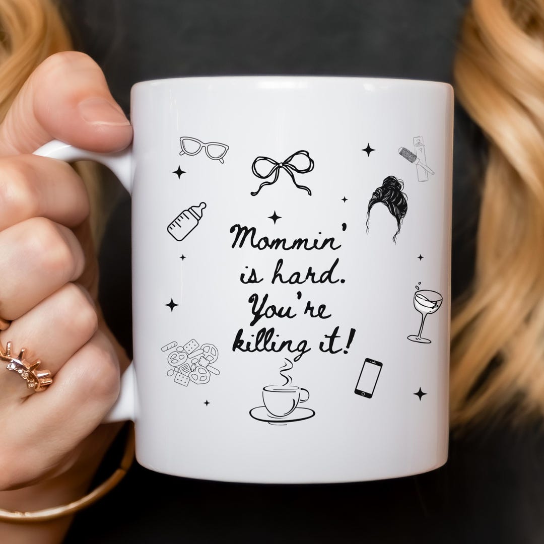 Funny Mom Life Mug, Mom Life Mug, Mom Established Mug, Established Mom ...