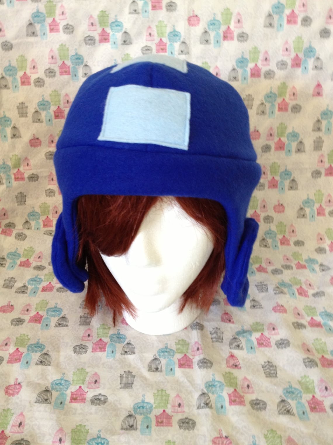 Mega Man Inspired Fleece Hat Handmade - Etsy