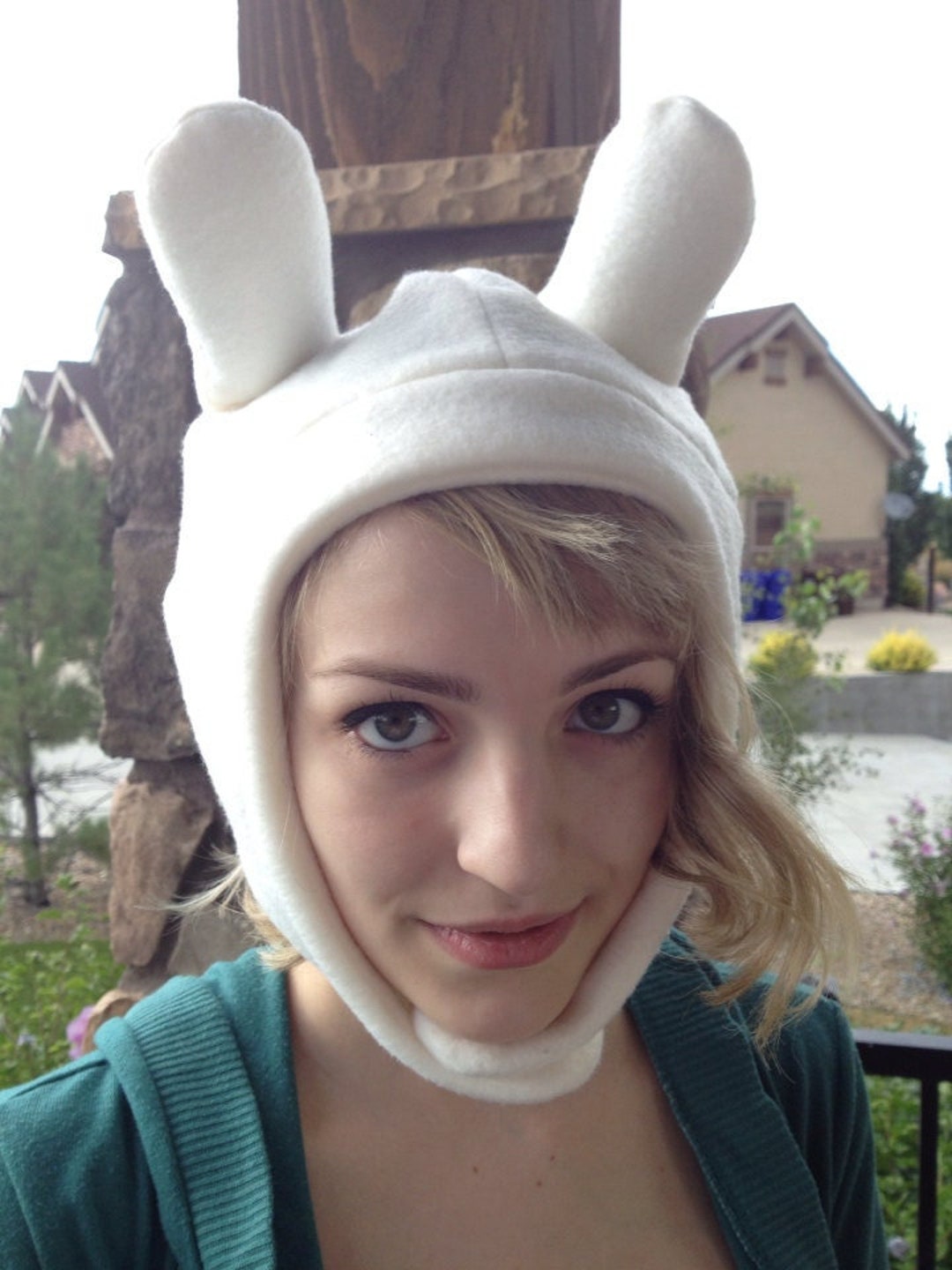 Handmade Fleece Adventure Time Fionna the Human Inspired Bunny Rabbit ...