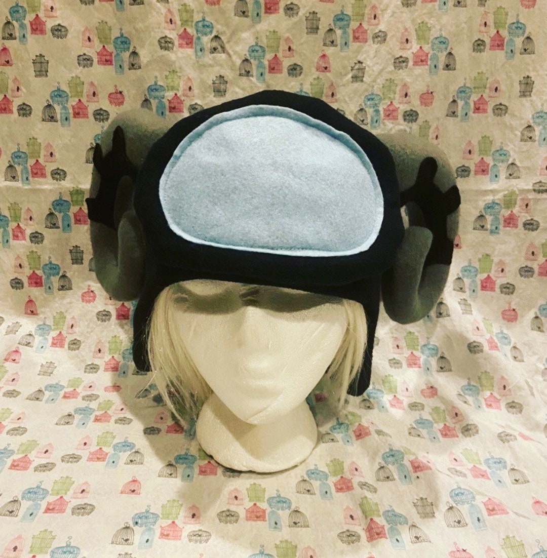 Handmade Among Us Imposter Space Helmet Inspired Hat With Horns - Etsy