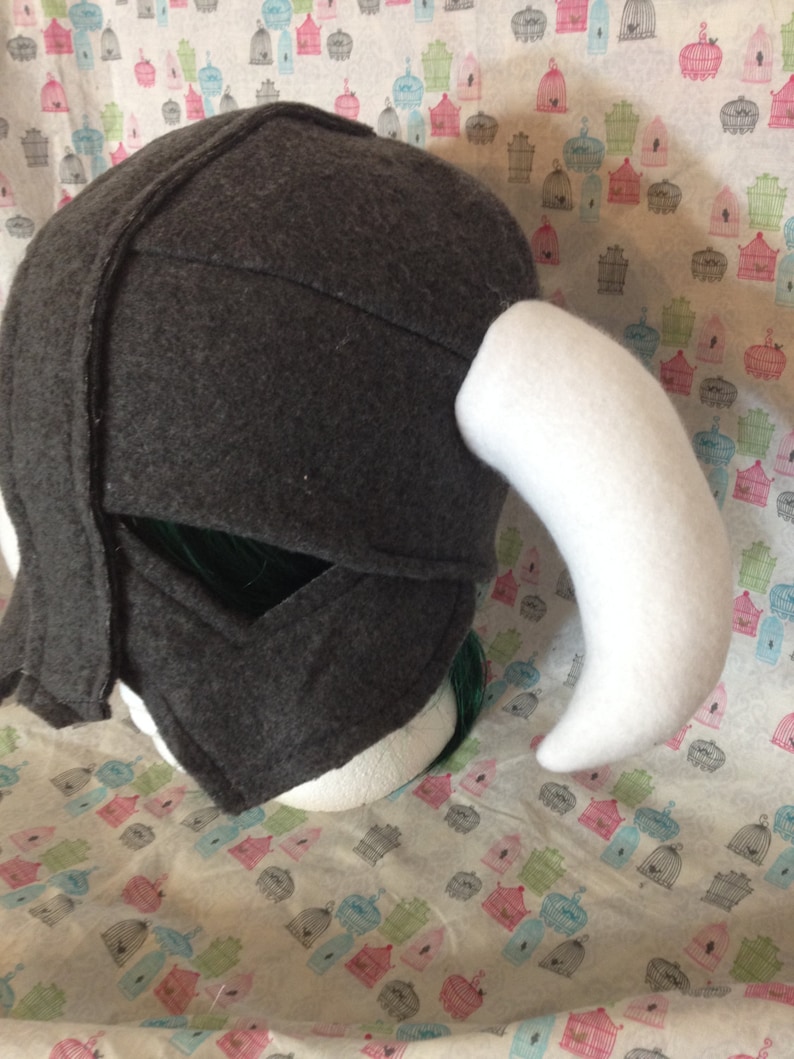 Fleece Viking Helmet Hat Handmade - Etsy