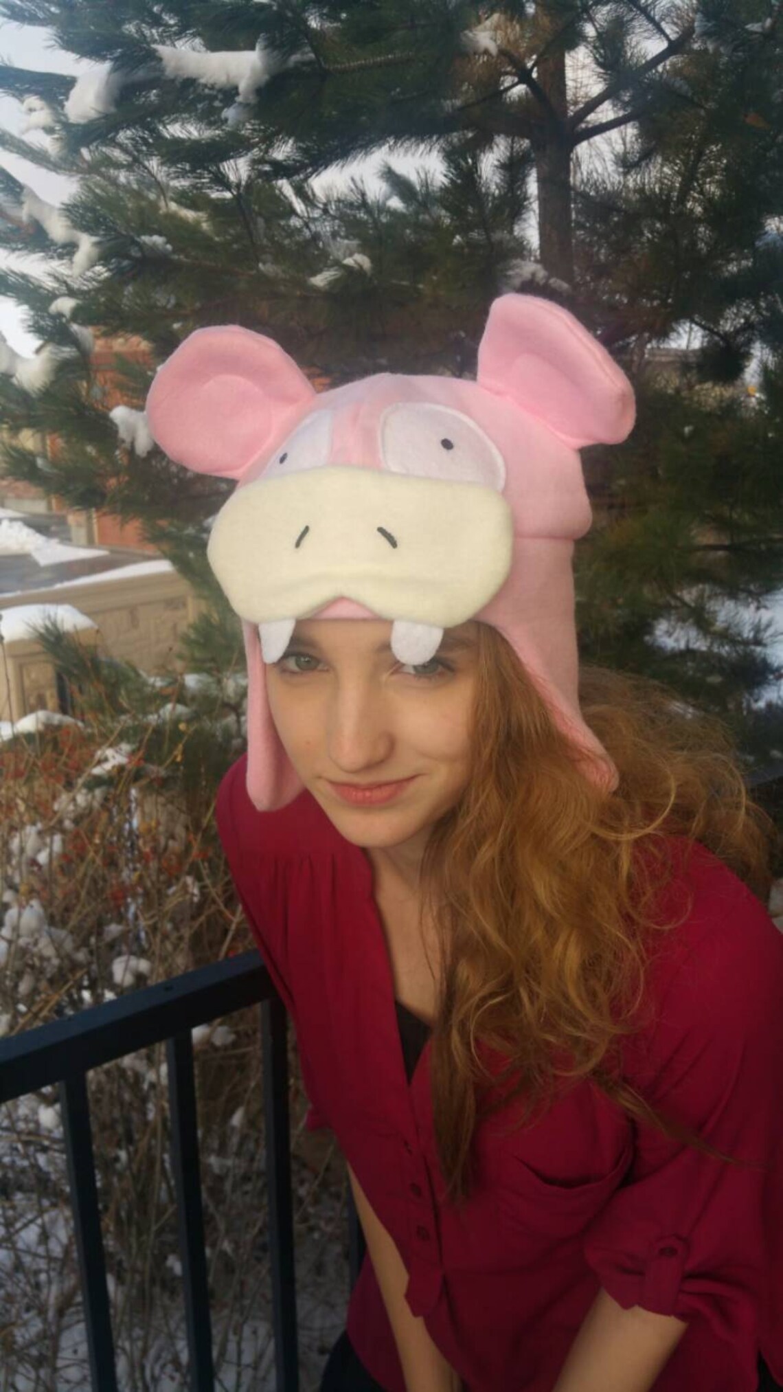 Slowpoke Pokemon Inspired Fleece Hat - Etsy
