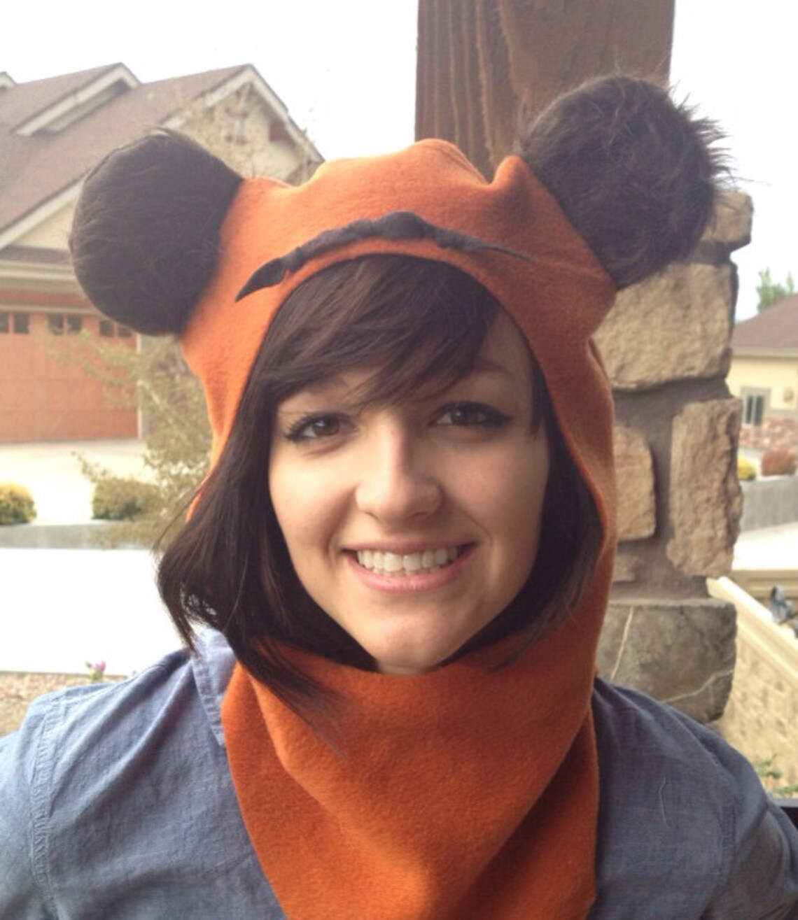 Ewok from Star Wars Fleece Inspired Hood Handmade | Etsy