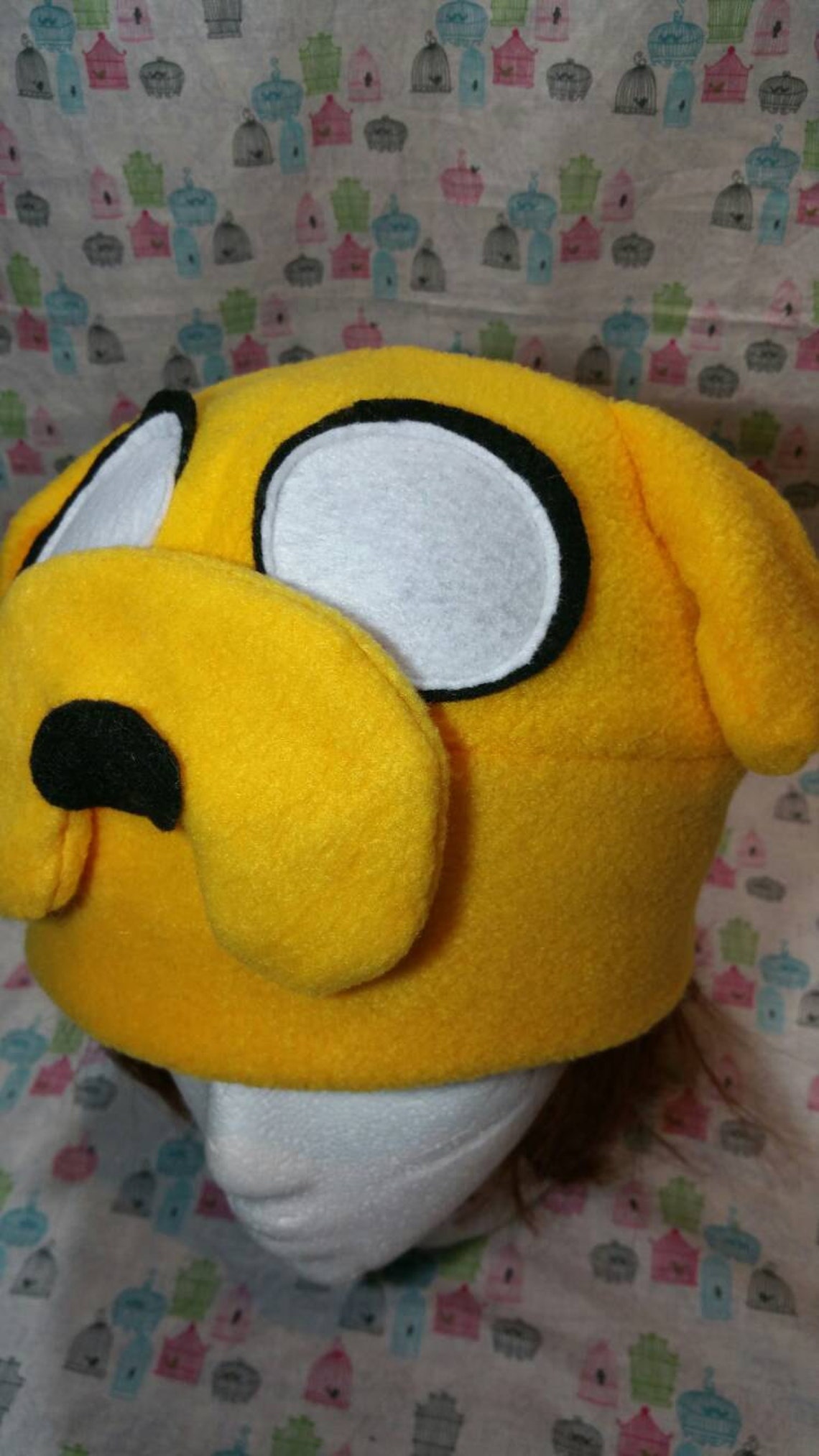 Adventure Time Jake the Dog Inspired Fleece Hat Handmade - Etsy