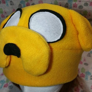 Adventure Time Jake the Dog Inspired Fleece Hat Handmade - Etsy