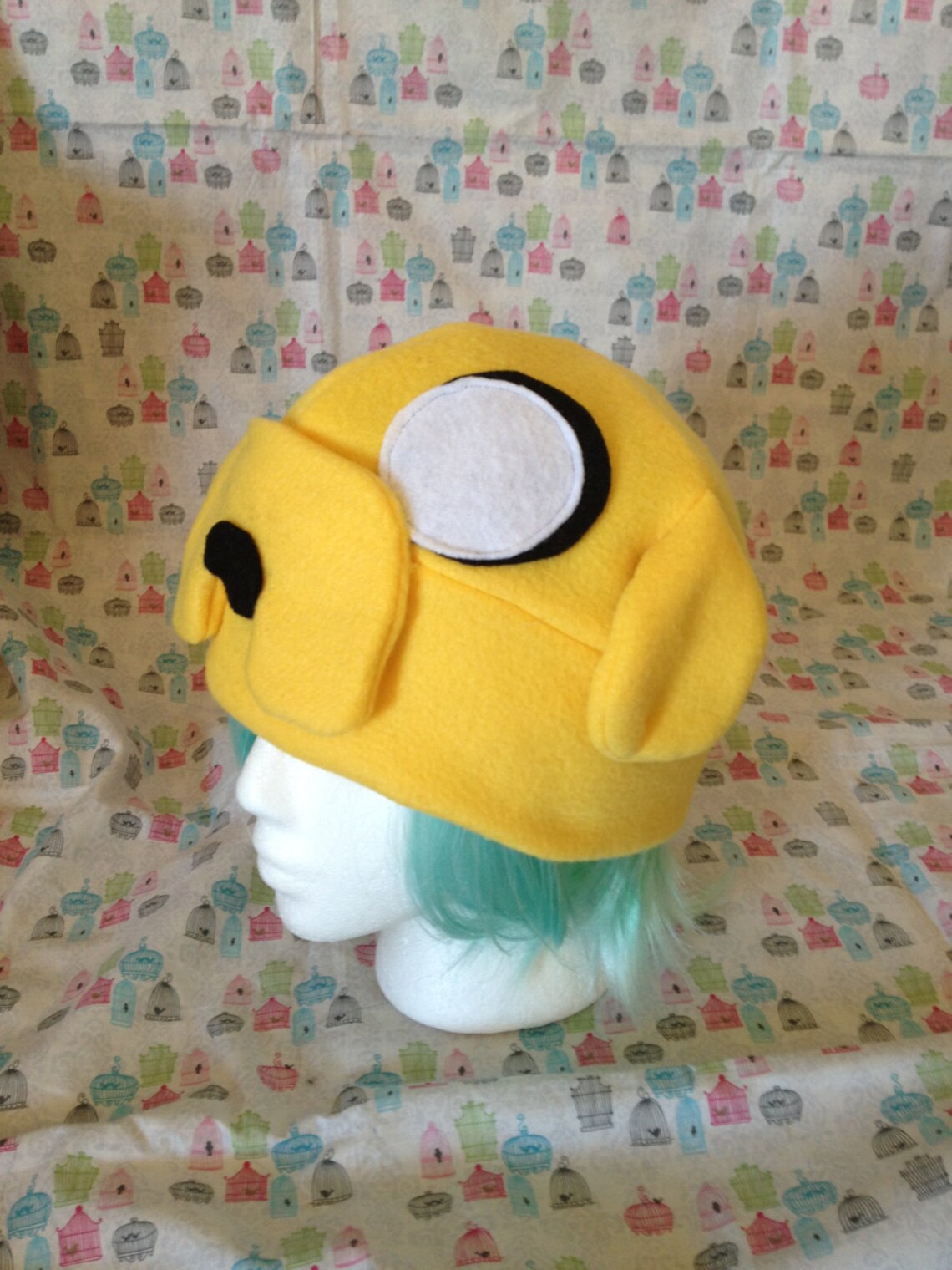 Adventure Time Jake the Dog Inspired Fleece Hat Handmade - Etsy