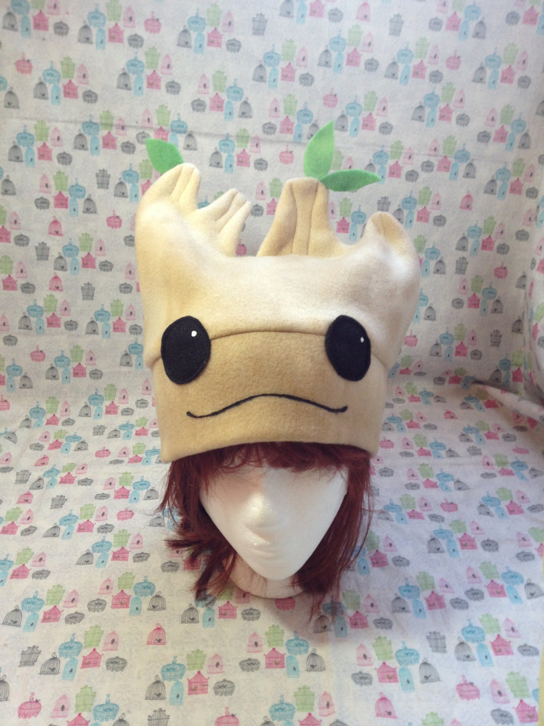 Groot From Guardians of the Galaxy Inspired Fleece Hat Handmade - Etsy