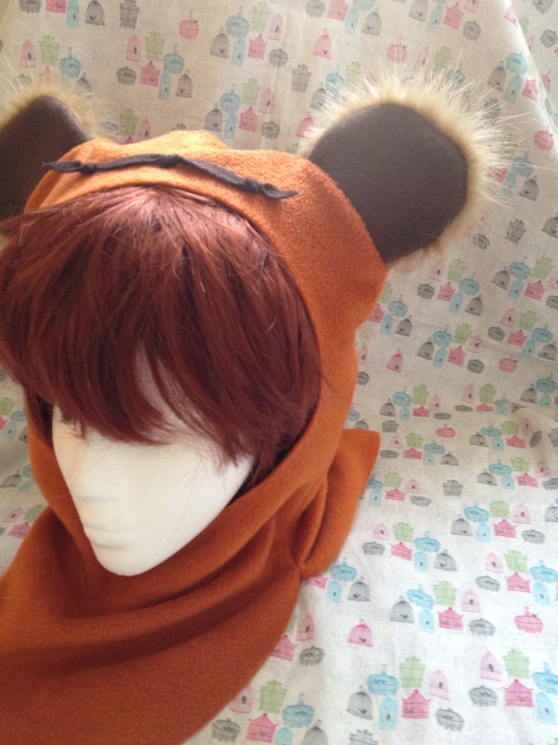 Ewok from Star Wars Fleece Inspired Hood Handmade | Etsy