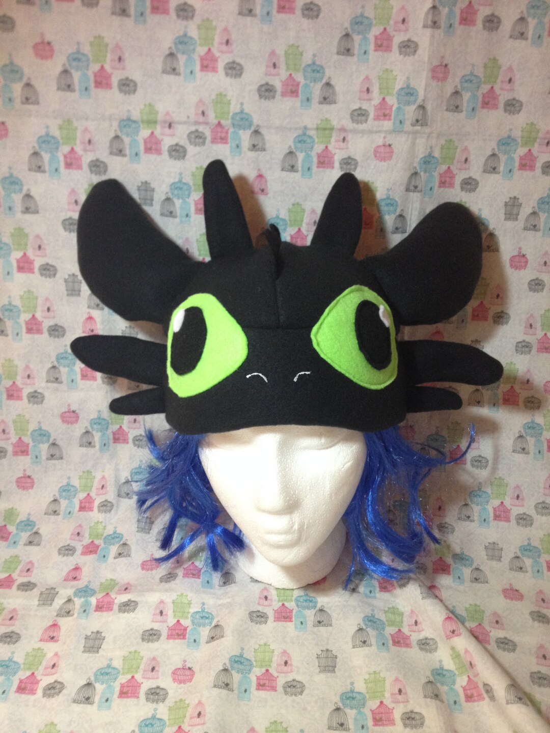 Toothless the Night Fury From How to Train Your Dragon Inspired Fleece ...