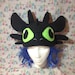 Toothless the Night Fury From How to Train Your Dragon Inspired Fleece ...