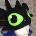 Toothless the Night Fury From How to Train Your Dragon Inspired Fleece ...