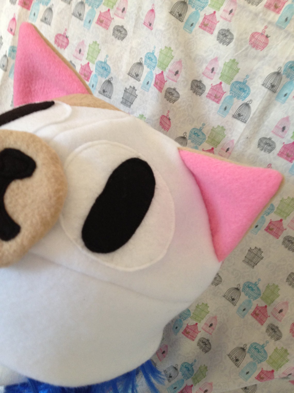 Adventure Time Cake the Cat Inspired Fleece Hat Handmade - Etsy