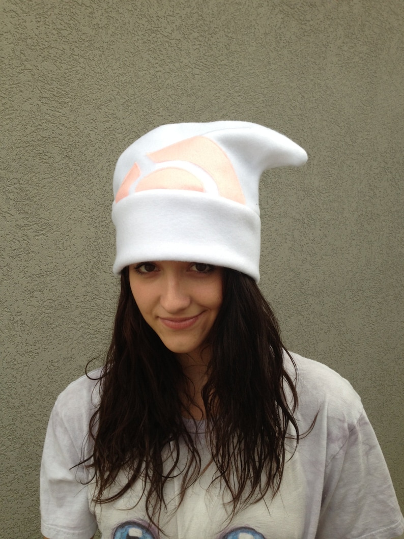 Dawn From Pokemon Inspired Fleece Hat Handmade - Etsy