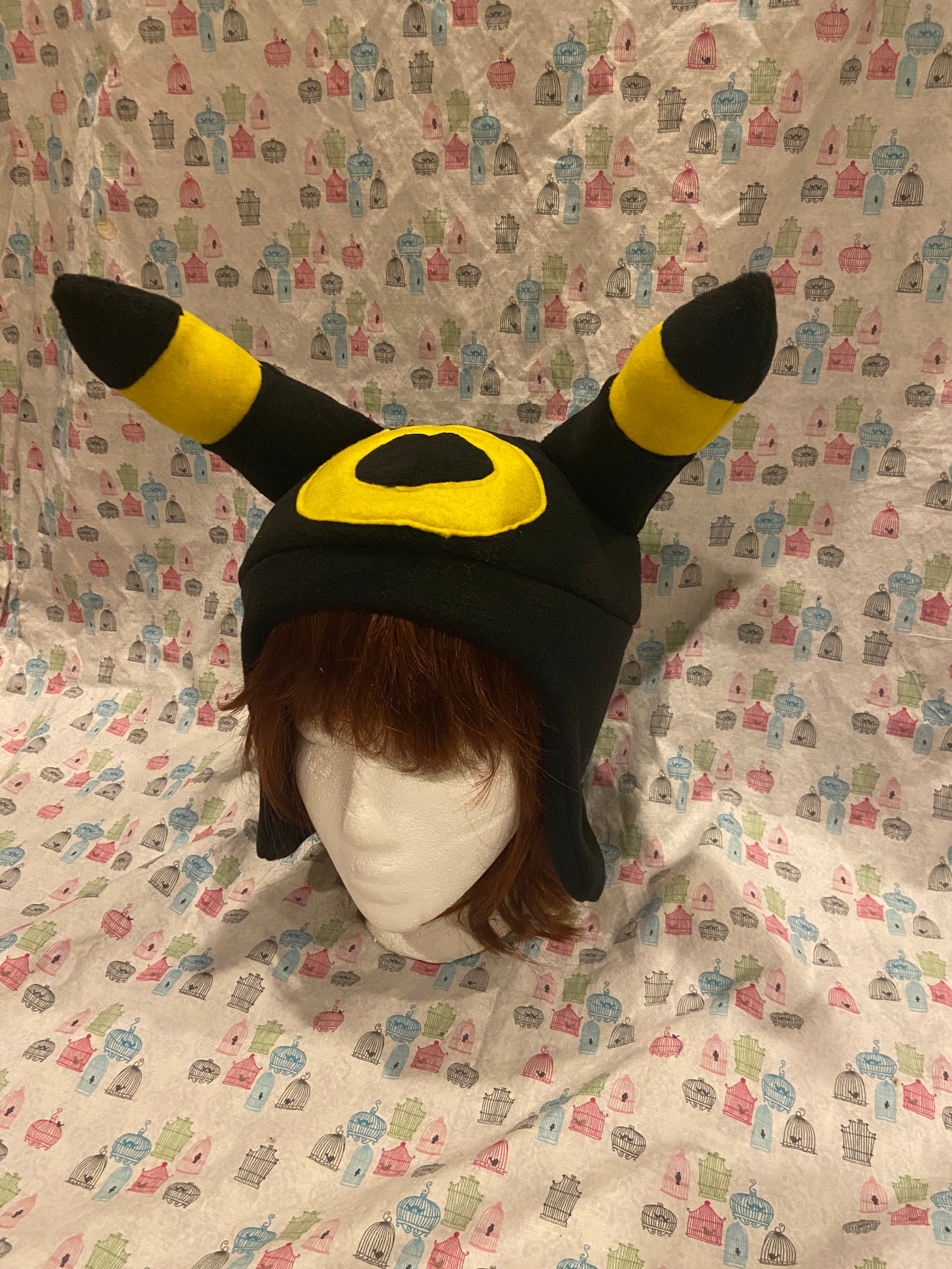 Umbreon From Pokemon Inspired Fleece Hat Handmade - Pick Your Color ...