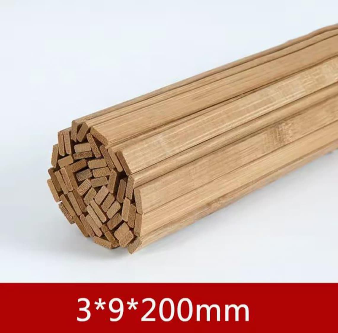 Wooden Bamboo Sticks DYI Production Durable and Strong! Convenient for ...