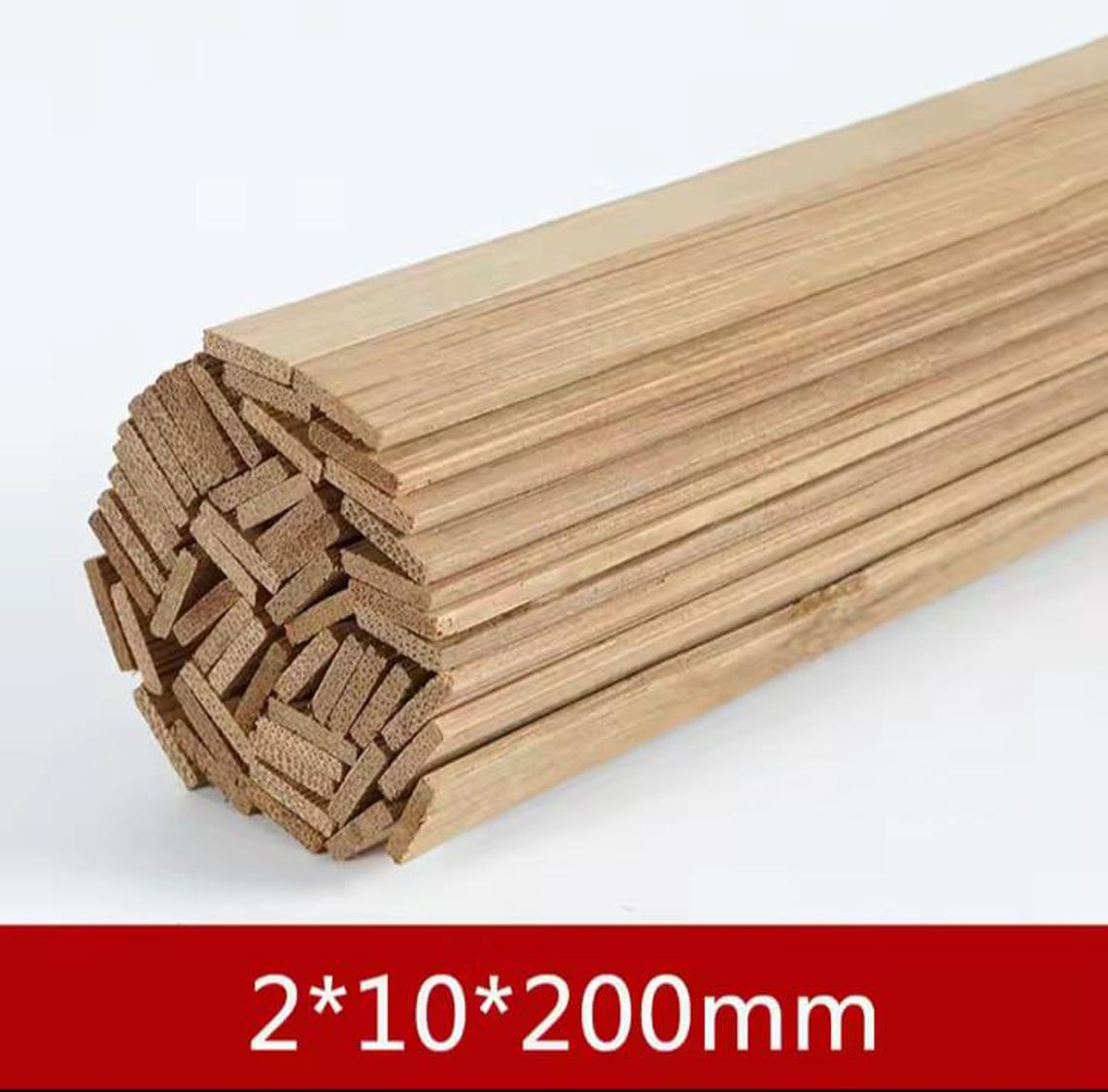 Wooden Bamboo Sticks DYI Production Durable and Strong! Convenient for ...