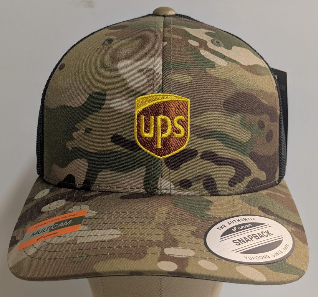UPS CAMO Trucker Hat - Etsy