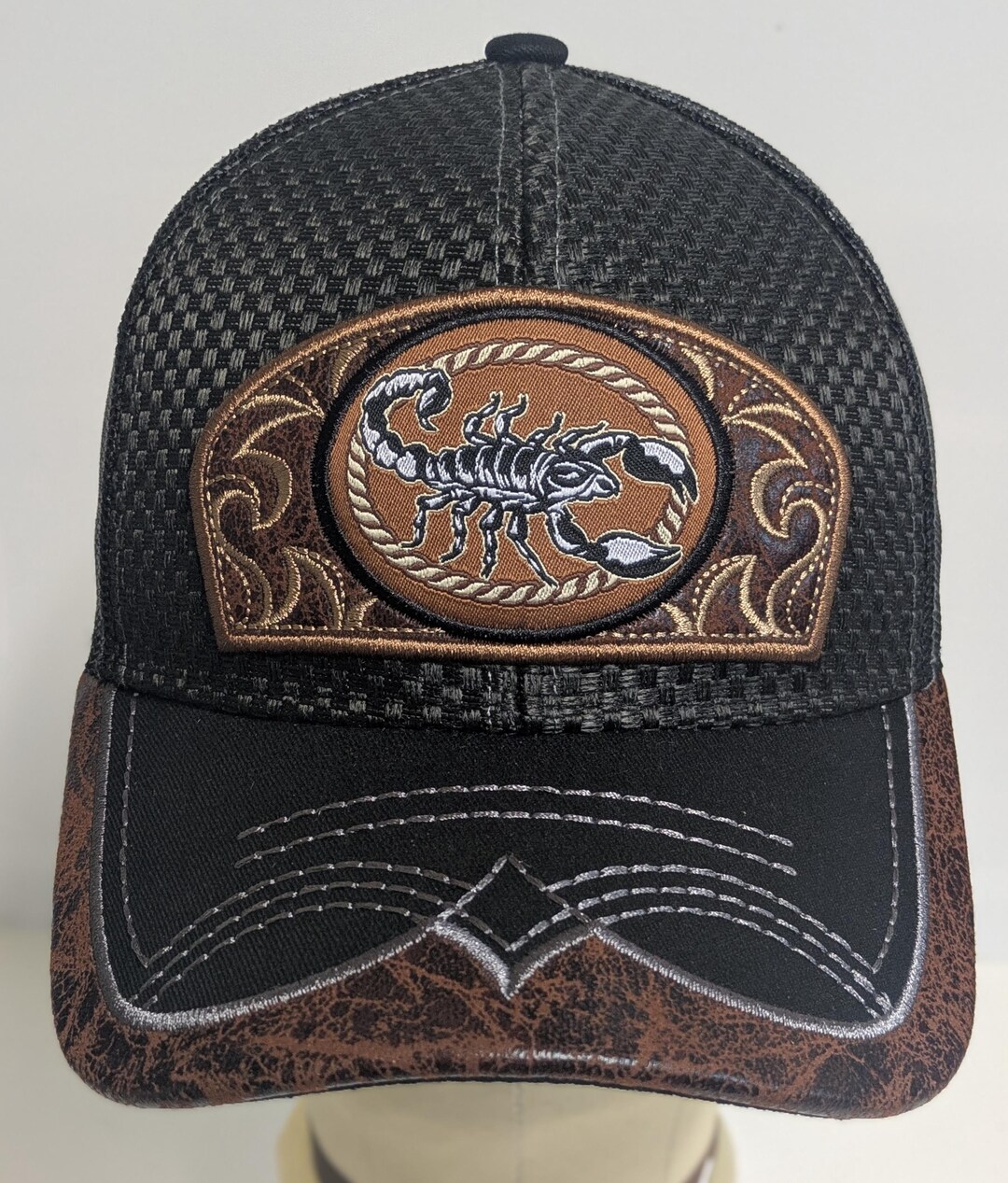 SCORPION Cowboy Trucker Cap - Etsy