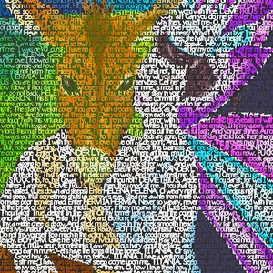 Shakespeare Word Art A Midsummer Night's Dream Typography Poster ...