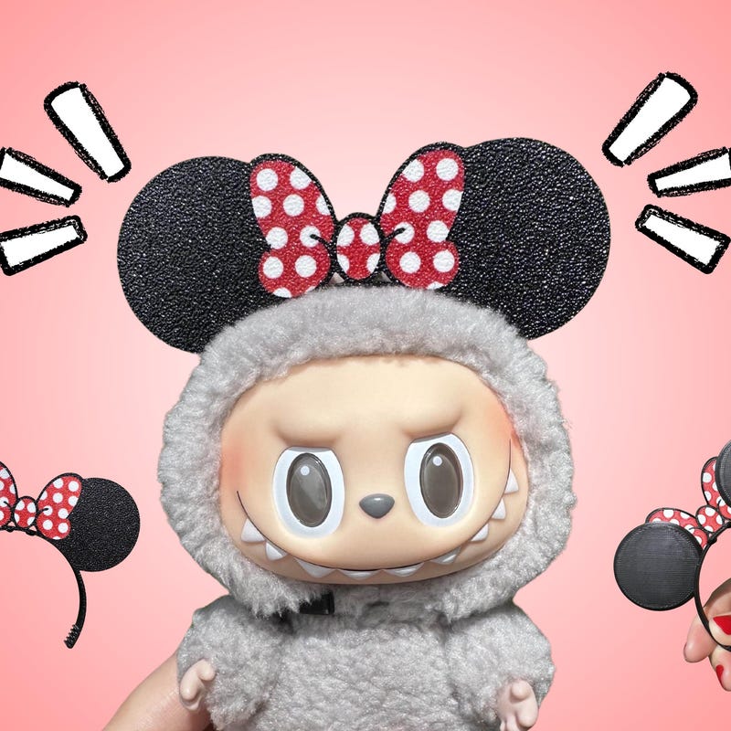 Mickey Ears Labubu - Etsy