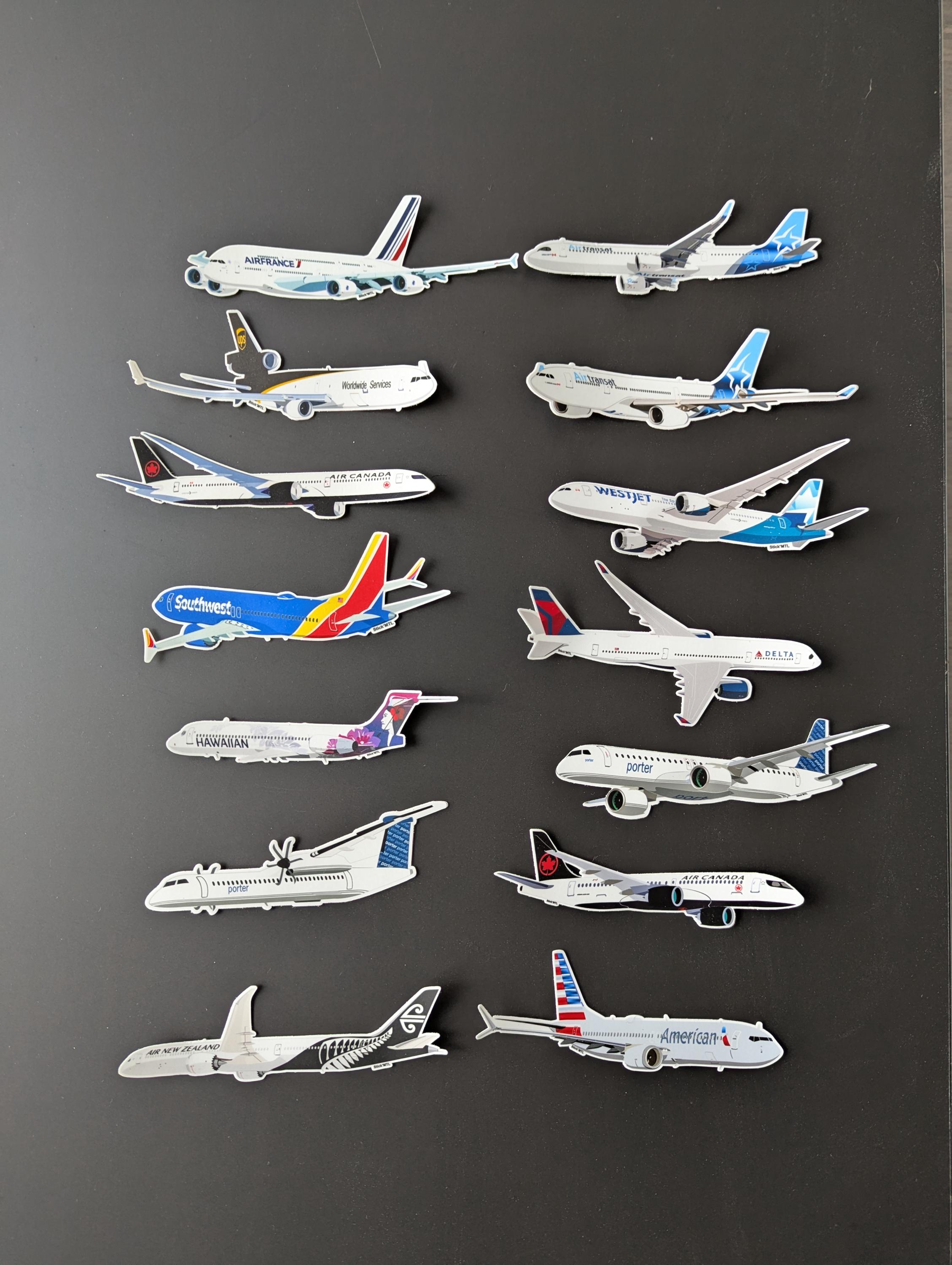Airplane Sticker American Airlines B737 Super Matte Vinyl *mix and ...