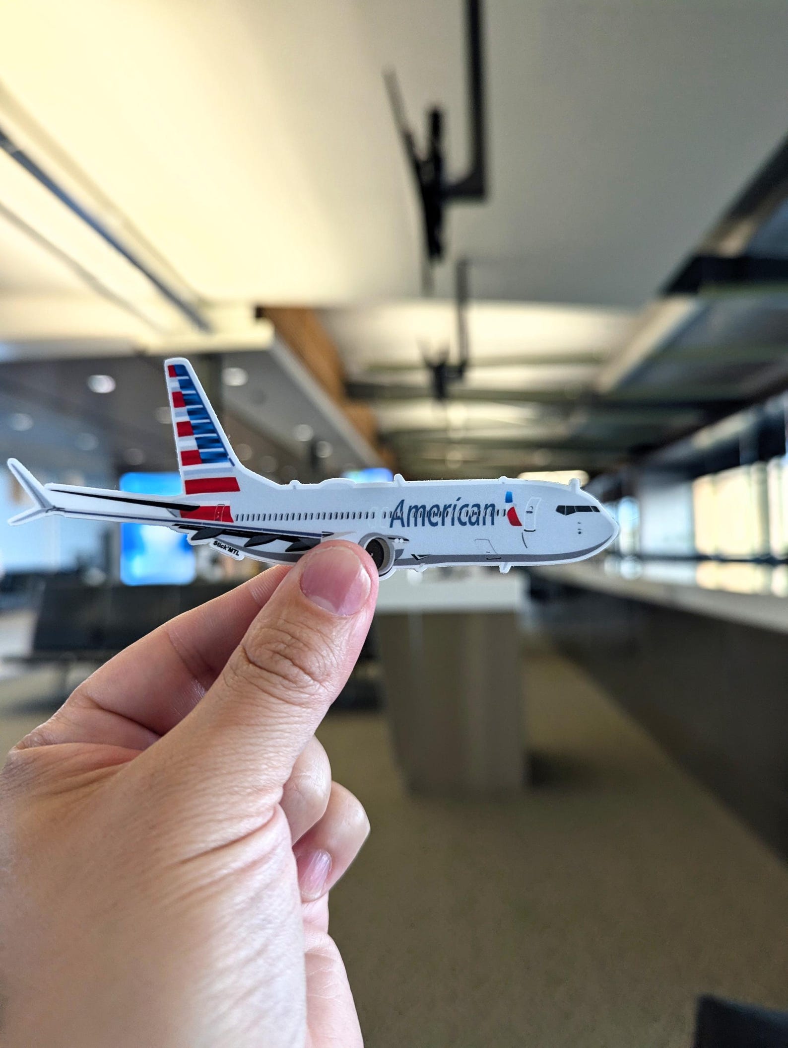 Airplane Sticker American Airlines B737 Super Matte Vinyl *mix and ...