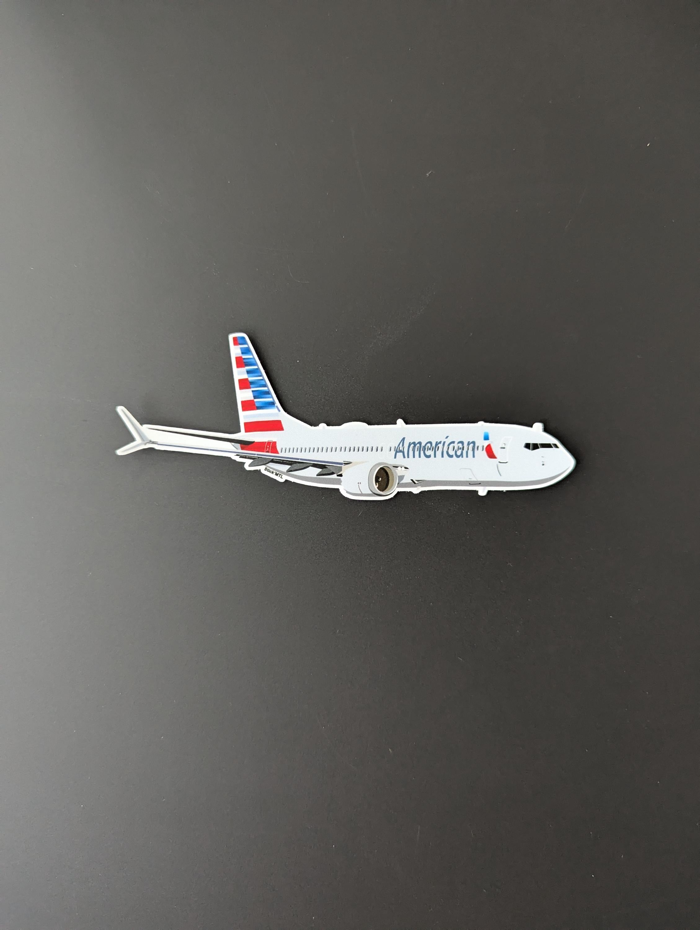 Airplane Sticker American Airlines B737 Super Matte Vinyl *mix and ...