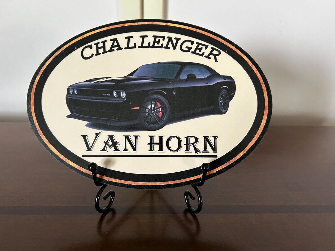 Personalized Dodge Challenger Signs/plaques/name Sign/plaques/holiday ...