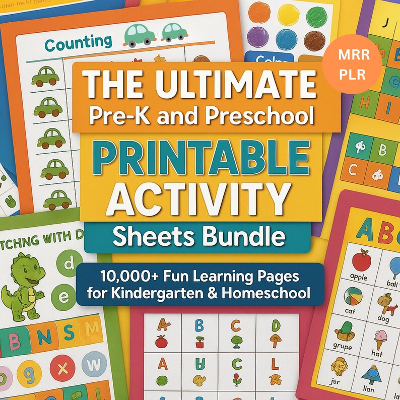 10,000+ Page Preschool Busy Book PDF | Tracing, Numbers, Alphabet ...