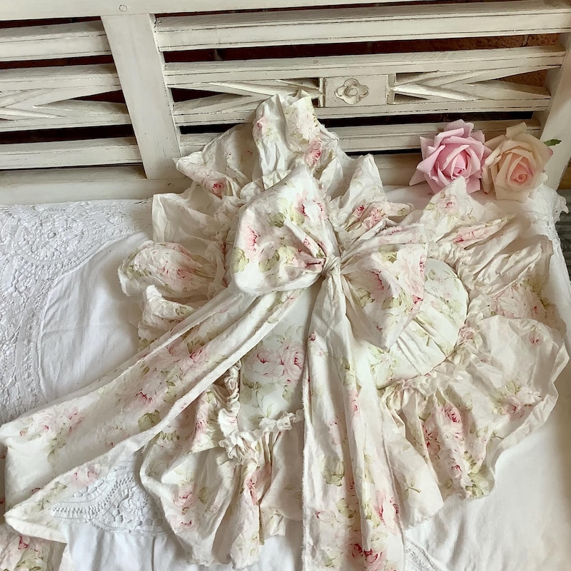 Cabbage Rose Pillow - Etsy