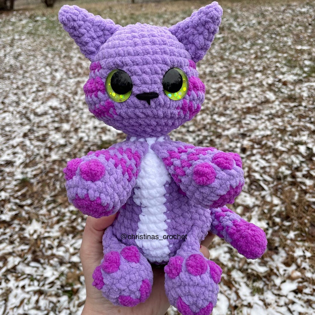 Chessie the Magical Cat / Plushie / Amigurumi / Crochet / Stuffed ...
