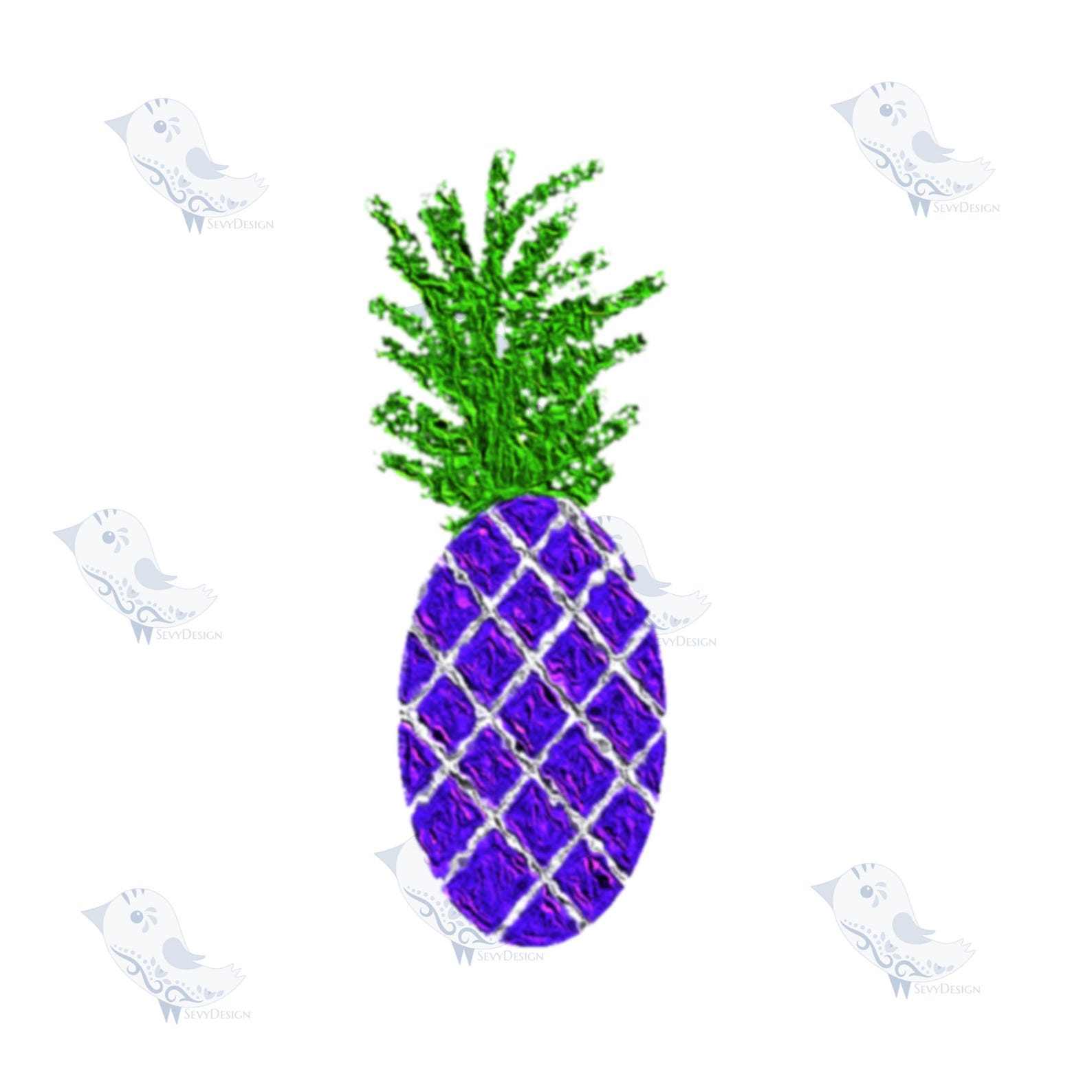 Digital Artwork of a Pineapple, Saved in PNG Format,designed Digital Pineapple for Printing - Etsy