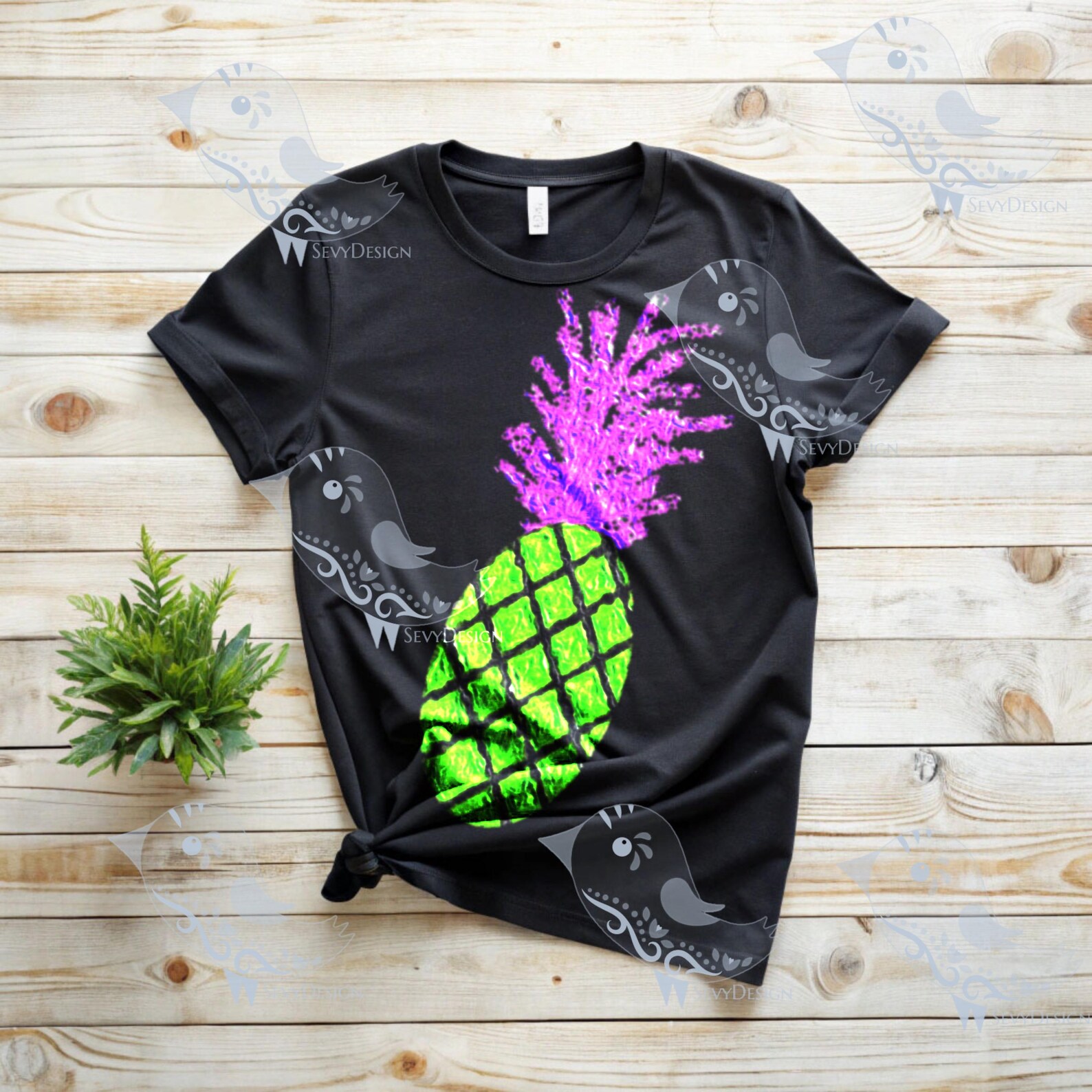 Digital Artwork of a Pineapple, Saved in PNG Format,designed Digital ...